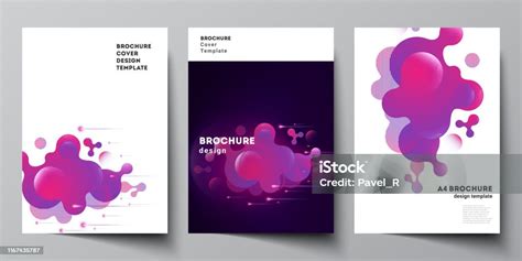 A4 형식의 벡터 레이아웃 현대 표지 모형 브로셔 잡지 전단지 소책자 연례 보고서에 대한 템플릿을 디자인합니다 유체 그라데이션