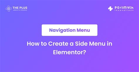 How To Create A Side Menu In Elementor The Plus Addons For Elementor