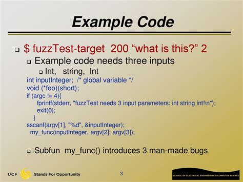 objective explain basic fuzzing with concrete coding example ppt download