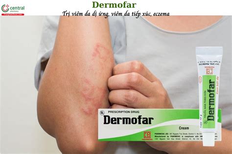 Thuốc Dermofar 10g điều Trị Eczema Viêm Da Tiếp Xúc Viêm Da Dị ứng