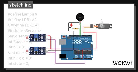 Palang Kereta Api Otomatis Wokwi Esp32 Stm32 Arduino Simulator