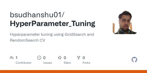 GitHub Bsudhanshu HyperParameter Tuning Hyperparameter Tuning Using GridSearch And