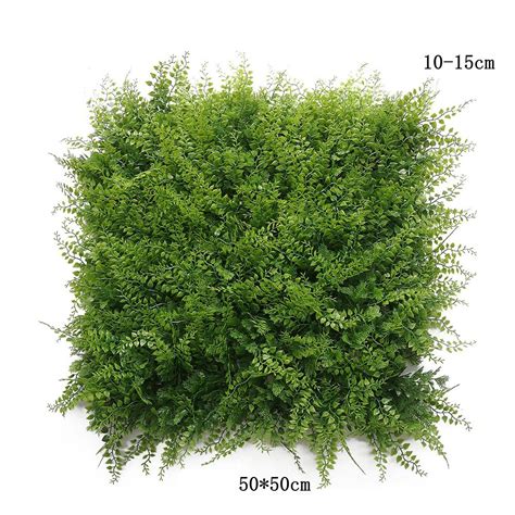 Anti Uv Encryption Fake Grass Plant Hedge Artificial Greenery Wall For