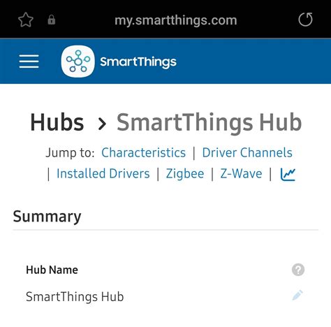 My Smartthings For Advanced Users Smartthings Advanced Web App Web Smartthings Community