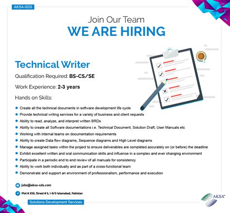 Aksa Sds We Are Hiring Apply Now Hiring