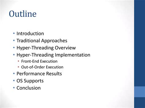 intel® hyper threading technology pptx