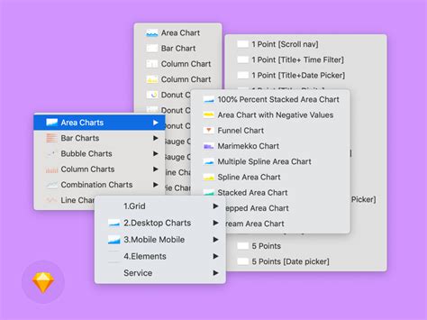 Charts Design System Freebie Supply