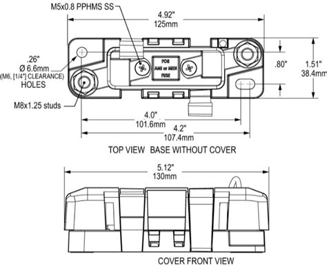 Blue Sea Systems AMI MIDI Safety Fuse Block
