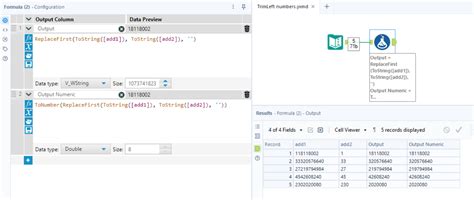Solved Trim Left Numbers Alteryx Community
