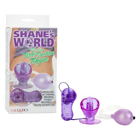 Shanes World Vibrating Turbo Suction Tongue Purple