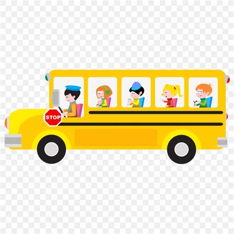 School Bus Cartoon Clip Art Png 1000x1000px Bus Area Bus Driver
