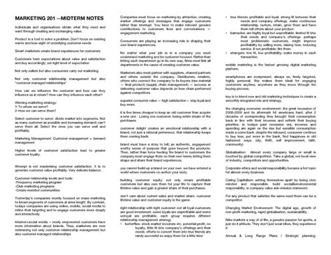 Marketing 201 Midterm Lecture Notes 1 8 MARKETING 201 MIDTERM NOTES Individuals And Studocu