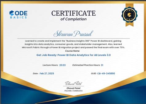 Powerbi Dataanalytics Certification Datavisualization Dax