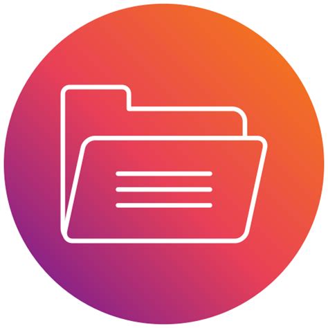 File Generic Gradient Fill Icon