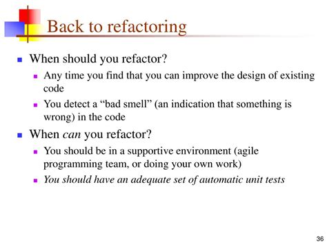 Ppt Design Patterns And Refactoring Powerpoint Presentation Free