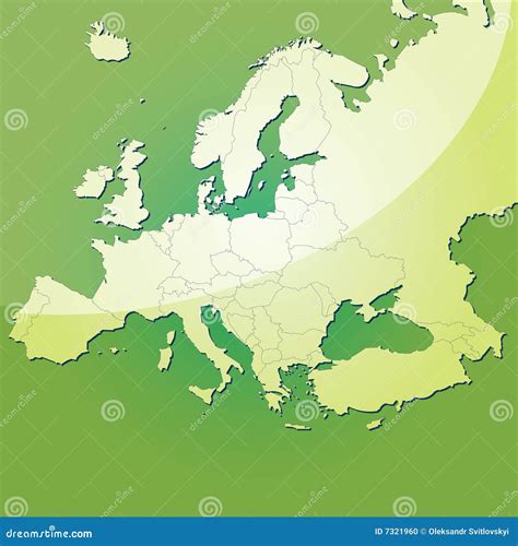 Europe Vector Map Cartoondealer Com