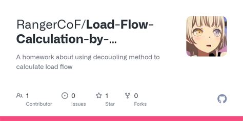 GitHub RangerCoF Load Flow Calculation By Decoupling Method A Homework About Using Decoupling