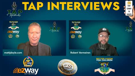 Matt J Doyle Robert Vermeiren Live Broadcast Interview Web Tv Show