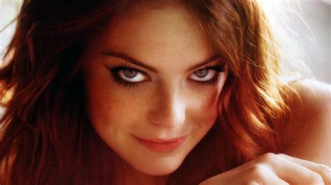 Face Women Redhead Model Portrait Black Background Long Hair Red