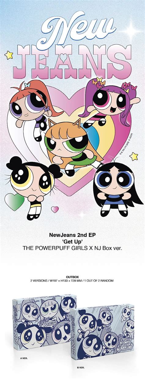 Getuscart Newjeans Get Up The Powerpuff Girls X Nj Box Ver Album 2 Ver Set