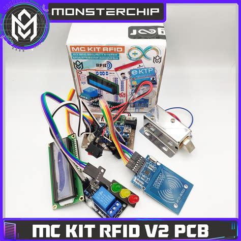 Jual MC KIT RFID ARDUINO SMART SCURITY SYSTEM E KTP E TOL E SIM DOOR LOCK Shopee Indonesia
