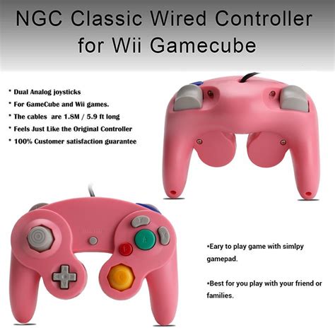 Gamecube Controller Classic Wired Controller For Wii Nintendo Gamecube Gamecube Controller Classic Wired Controller For Wii Nintendo Gamecube