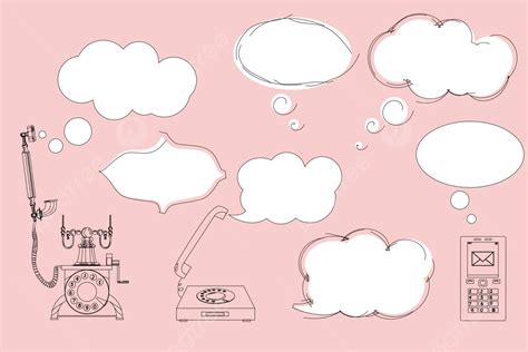 Text And Speech Bubbles Decoration Speech Bubble Element Vector Decoration Speech Bubble