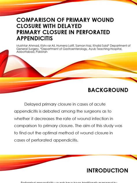Paper Appendix Pdf Wound Surgery