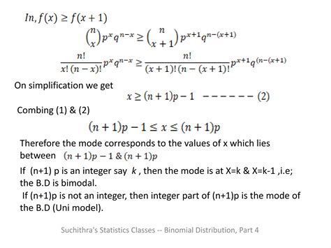 Binomial Distribution Part 4 Pptx