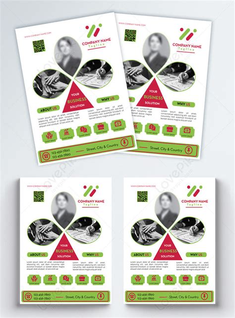 비즈니스 플라이어 디자인 템플릿 이미지 사진 450146484 무료 다운로드