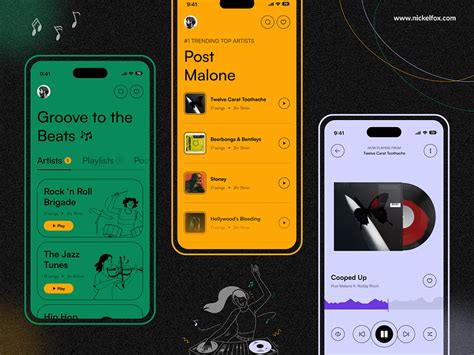 Music Player Ios Mobile App By Tanuj Agarwal For Nickelfox Uiux