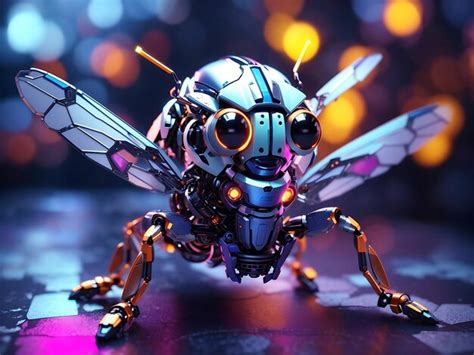 Premium Ai Image A Beautiful Illustration Weird Core Bug Robot