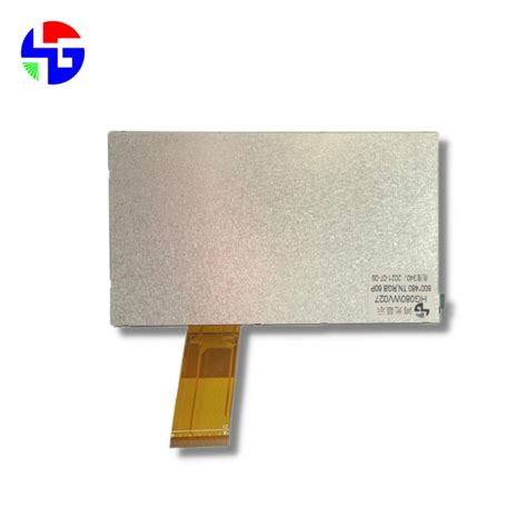 8 0 Inch LCD Panel RGB TN 6 Oclock 800x480 Pixels