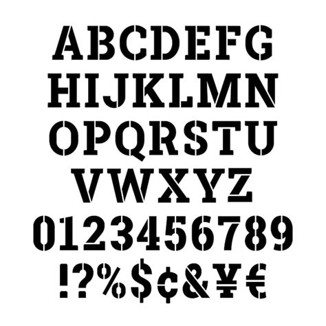 Cursive Stencil Font Photographs Cursive Letters Design