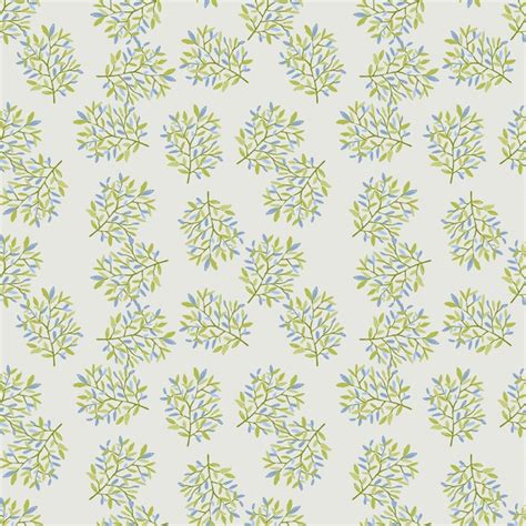 Premium Vector Decorative Forest Twig Endless Wallpaper Hand Drawn Branches With Leaves