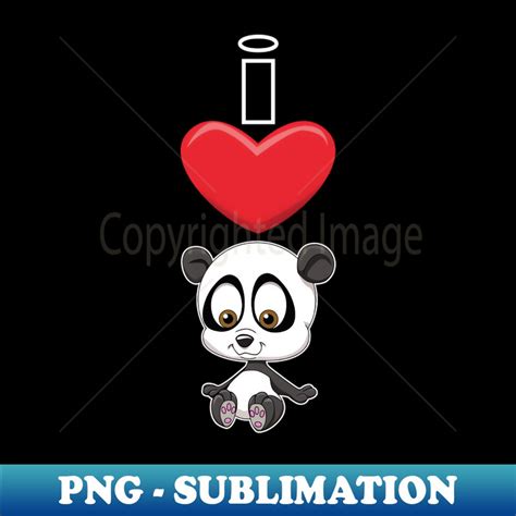 I Heart Pandas Unique Sublimation Png Download Stunning Inspire Uplift