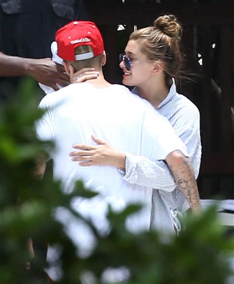 Justin Bieber And Hailey Baldwin Affectionate With Each Other In Miami