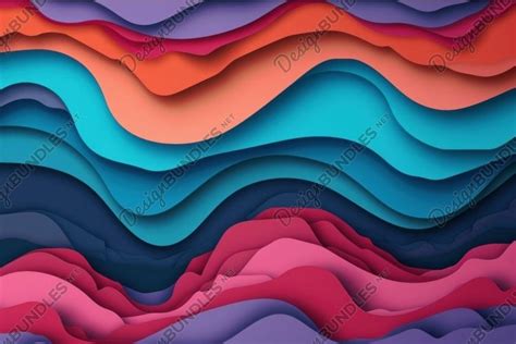 Irregular Abstract Cut Background Generate Ai