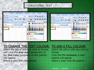 Ms Excel Introduction Free Powerpoint Presentation PPT