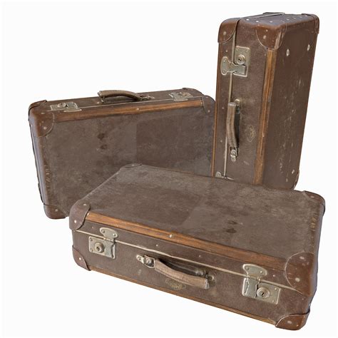 오래된 여행 가방 3d 모델 49 Unknown Max 3ds Fbx Obj Free3d