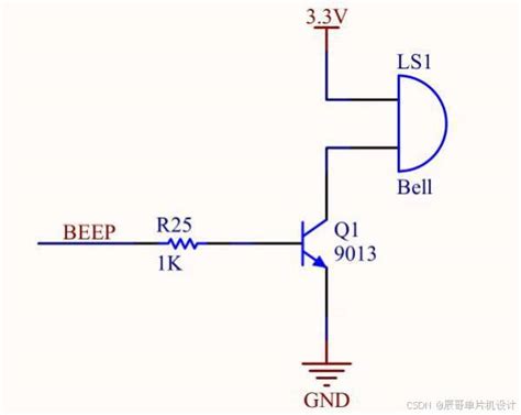 有源蜂鸣器（5v Stm32）有源蜂鸣器原理图 Csdn博客