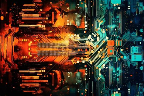 抽象创意主板电路图插图插画图片下载 正版图片600295262 摄图网