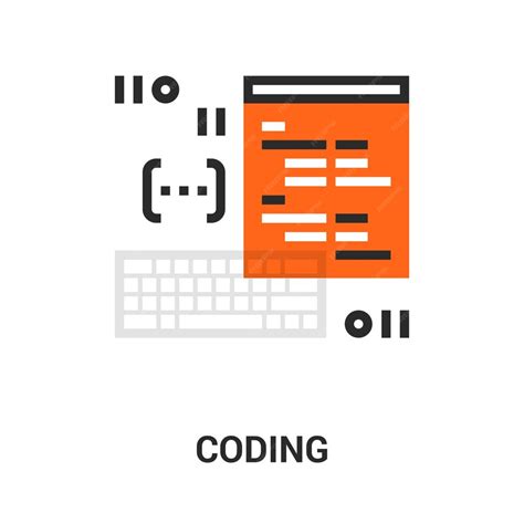 Premium Vector Program Coding Icon