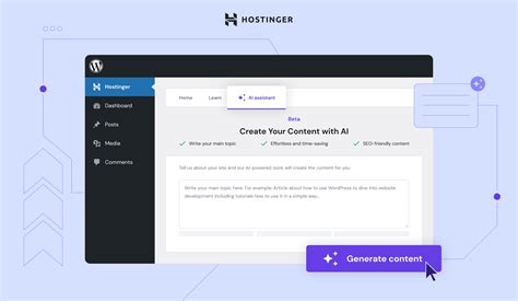 Attract More Clients With Hostinger Wordpress Ai Assistant