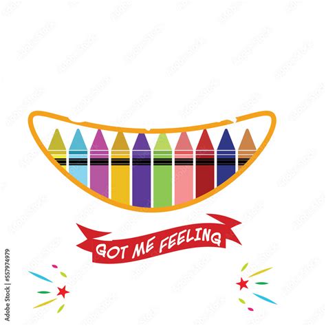 Got Me Feeling Cray Cray Svg Crayon Smile Mouth Svg Png 100 Days Of