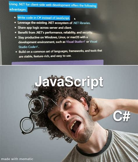 Using NET For Side Web Development Offers The Following Advantages Write Code In C Instead Of