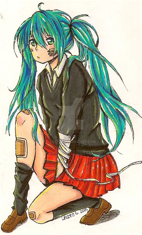 Hatsune Miku Rolling Girl By Lestee On Deviantart