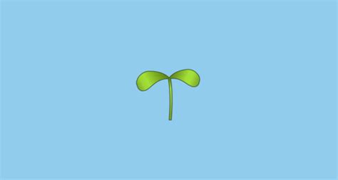 🌱 Seedling Emoji On Emojidex 1033