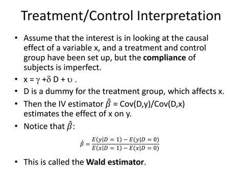 Ppt Instrumental Variable Estimation Powerpoint Presentation Free Download Id 6526147