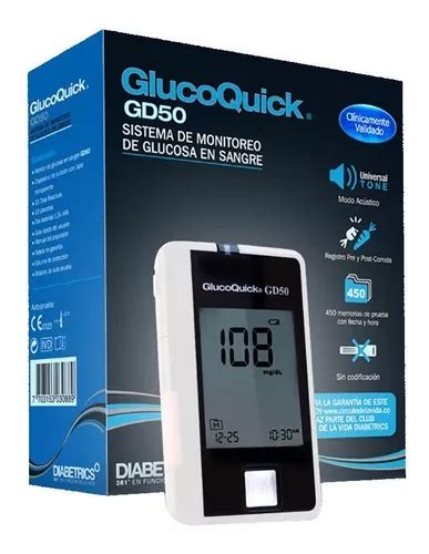 Glucometro Glucoquick® Gd50 Cuotas Sin Interés